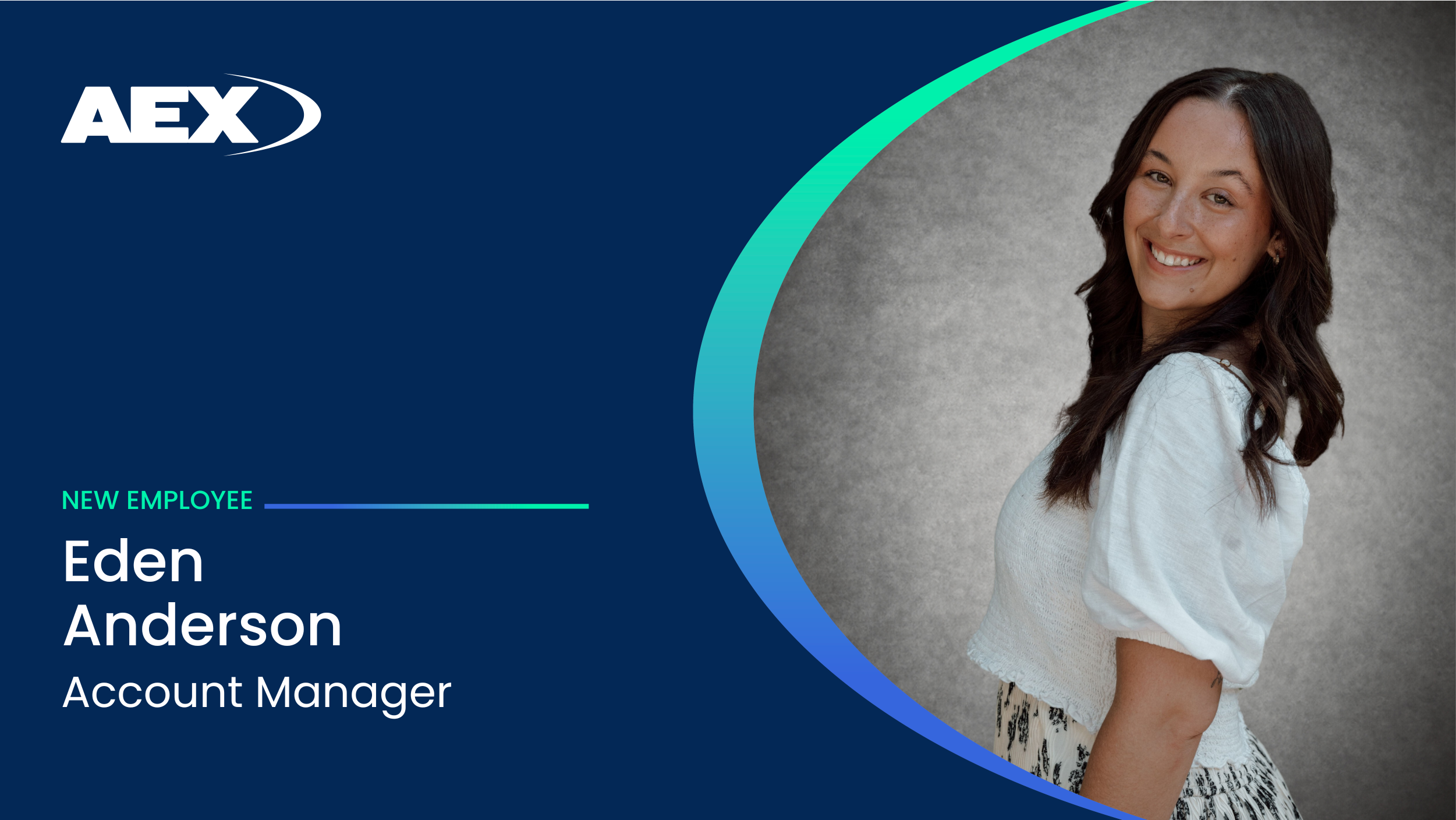 Eden Anderson Joins AEX as Account Manager